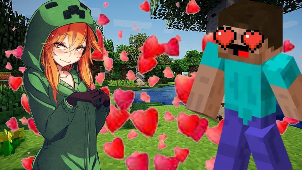 MEET MY MINECRAFT CREEPER GIRLFRIEND!! [Ep. 1 Minecraft Drama] - YouTube
