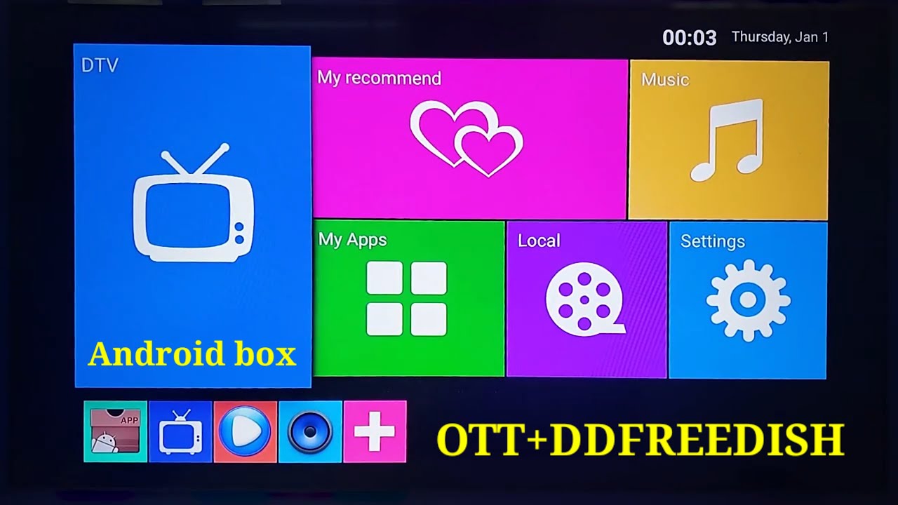 Android smart tv box + DD.FREE.DISH SET TOP BOX UNBOXING {4K ...