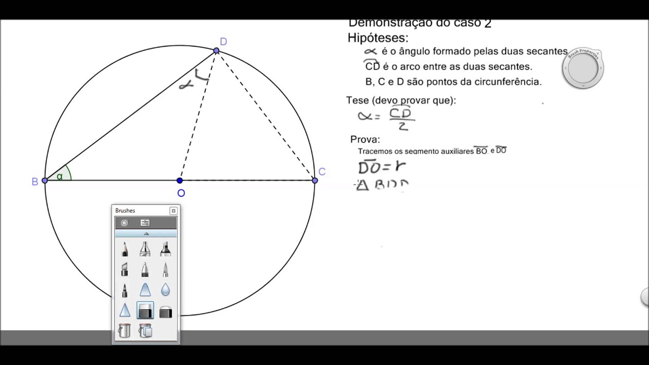 Relações Métricas no Círculo ("Arco Metade") - YouTube