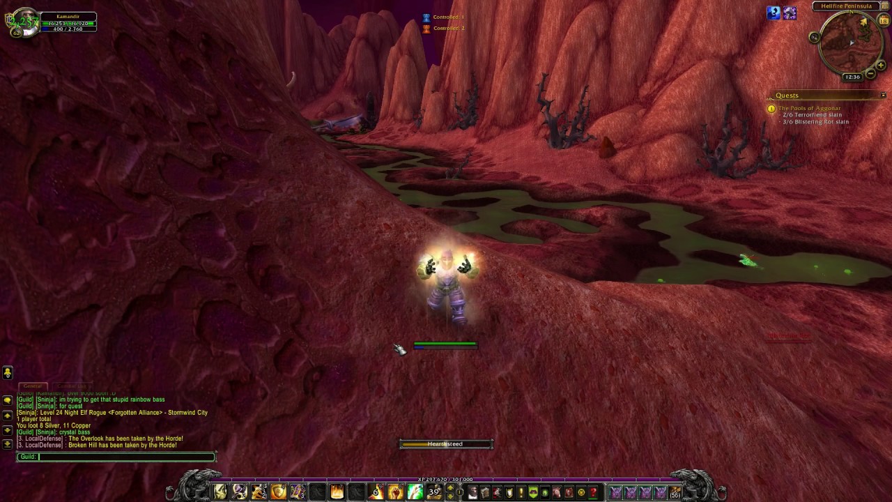 WoW quest #3414 The Pools of Aggonar - YouTube