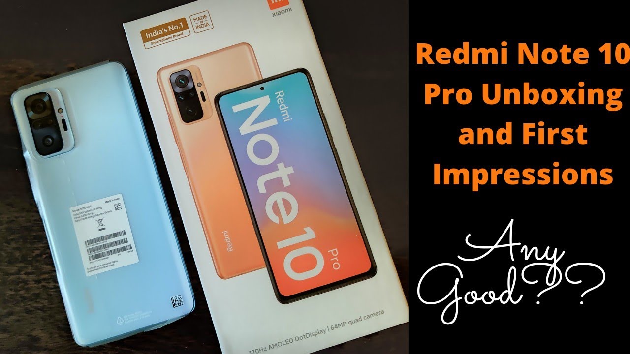 Redmi Note 10 Pro | Unboxing and First Impressions - YouTube