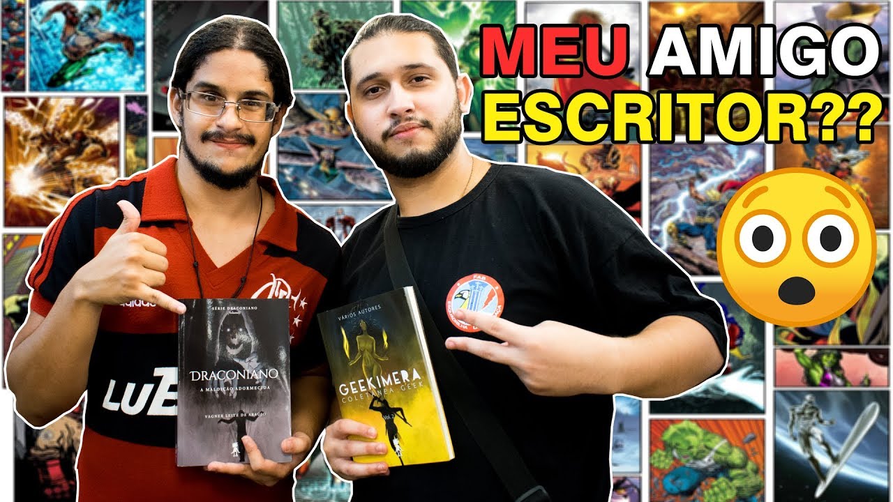 DRACONIANO E GEEKIMERA - ENTREVISTA COM ESCRITOR VAGNER LEITE - YouTube