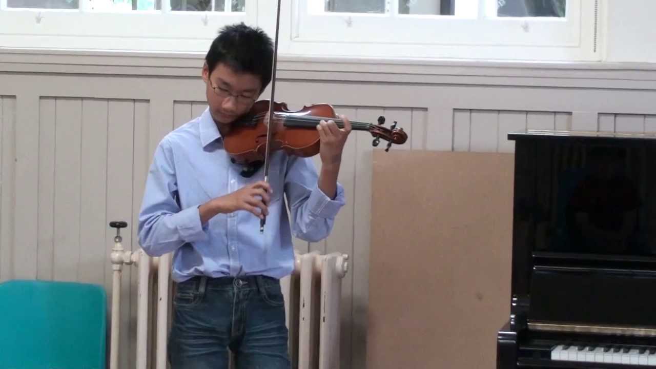 Brendan Chong plays Mozart Violin Concerto No. 4 in D Major, K.218, 2nd ...