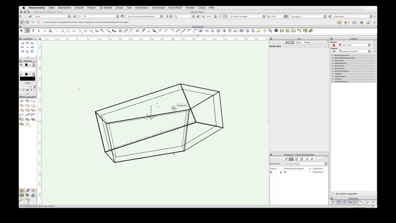 Bauteile auf Gehrung konstruieren - YouTube