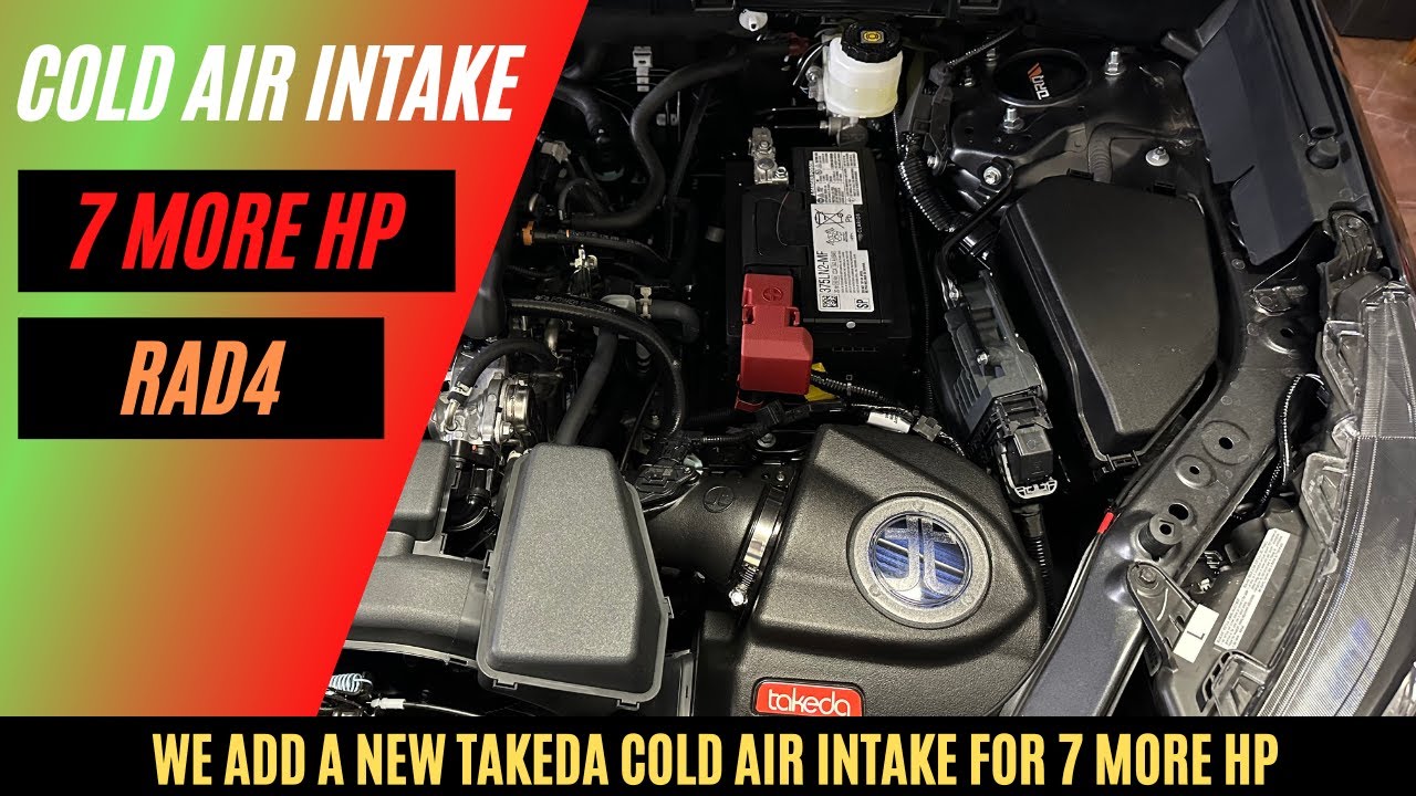 2023 Toyota Rav4 TRD PRO Takeda Cold air intake install for 7 more ...