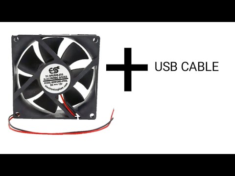 How to connect cpu fan to usb #electronic - YouTube