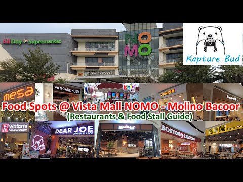 [4K] Where to EAT in Vista Mall NOMO-Molino Bacoor Cavite | Restaurants ...