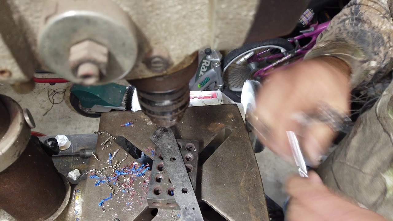 Drilling Through Hardened Steel - YouTube
