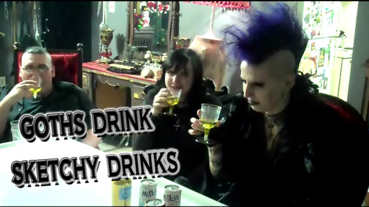 Goths Try Weird Drinks | Madame Absinthe - YouTube