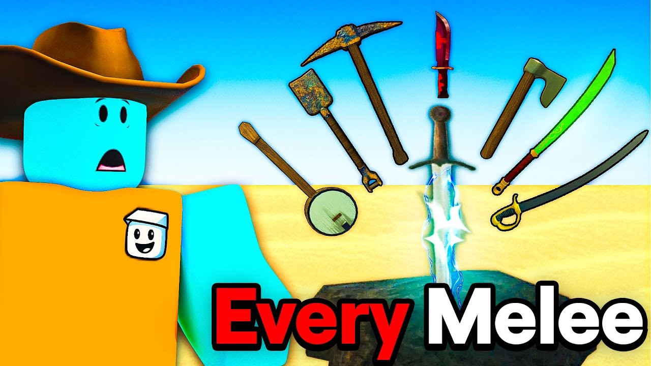 I Beat Dead Rails With EVERY MELEE Weapon - YouTube