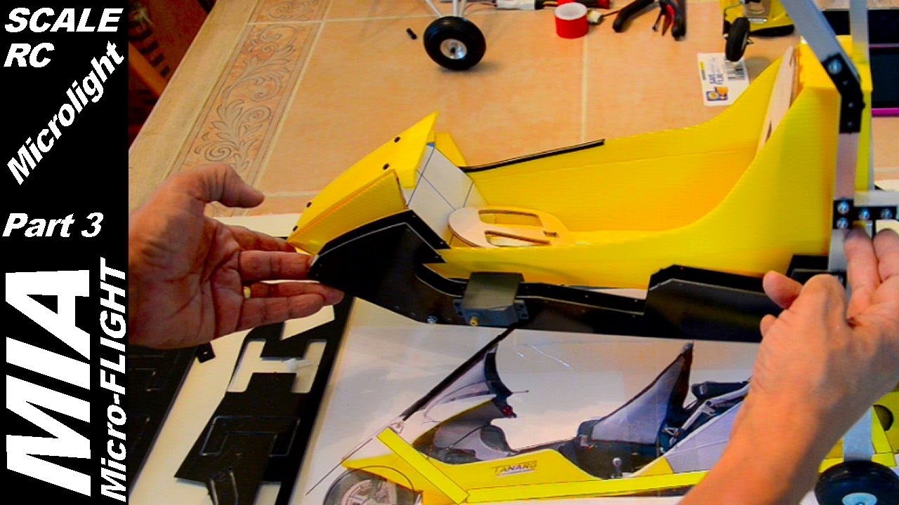 RC Microlight - Design and Build - Part 3 - One way to Make a Tanarg ...