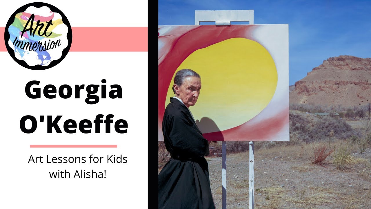 Art Lesson for Kids - Inspired by Georgia O'Keeffe! - YouTube