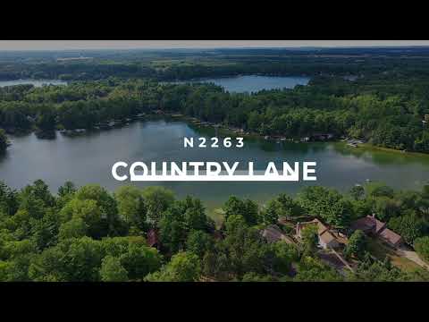 Waupaca Chain O' Lakes Home for Sale on Dake Lake, WI - YouTube