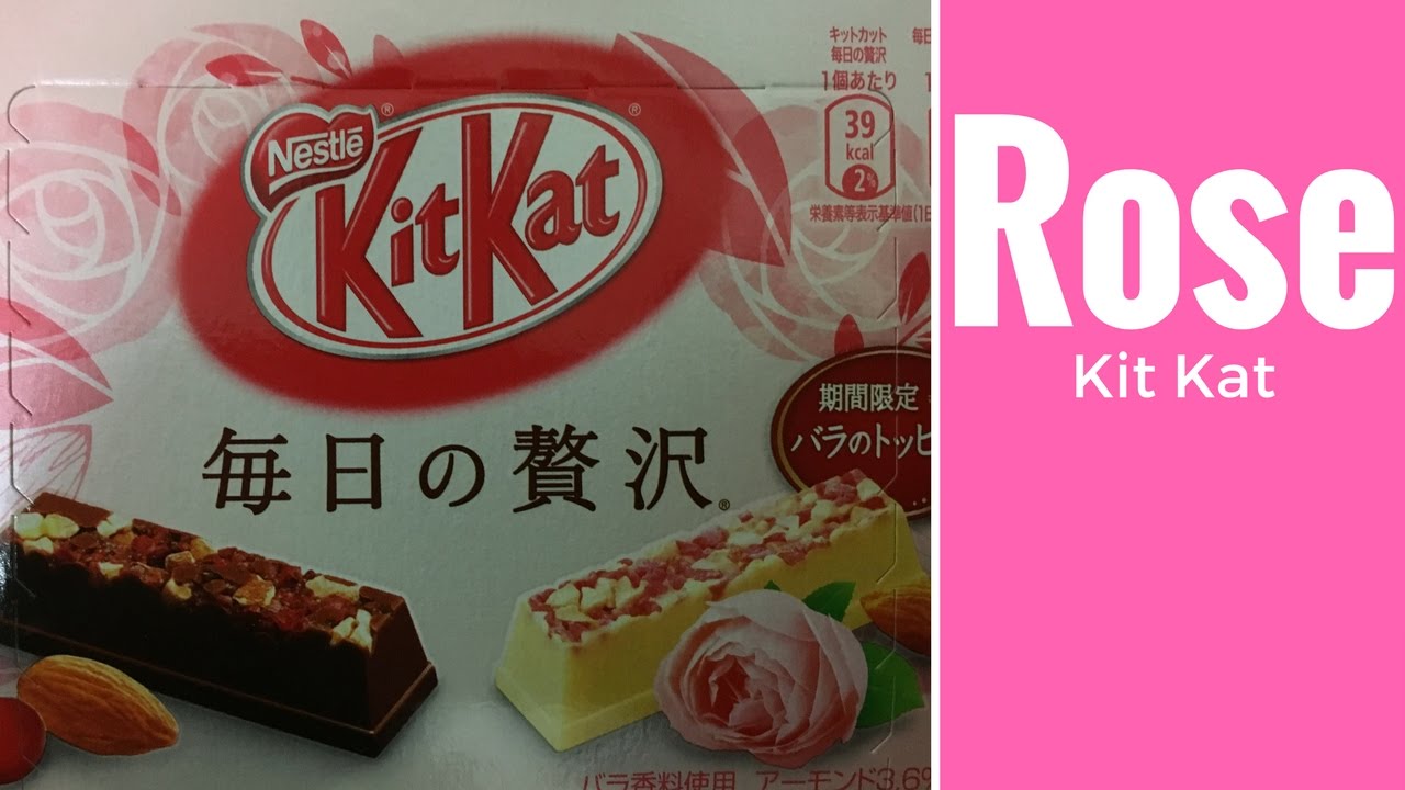 Kit Kat topped with Rose - YouTube
