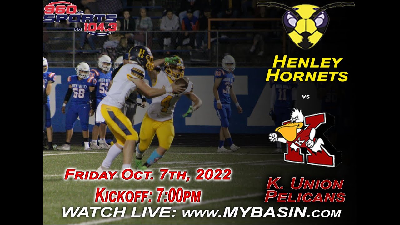 HENLEY HORNETS vs KLAMATH UNION PELICANS FOOTBALL OCTOBER 7 2022 - YouTube