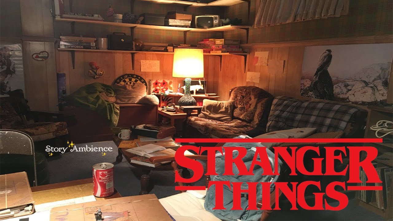Stranger Things⭐🎆Mike's Basement Ambience ASMR - YouTube