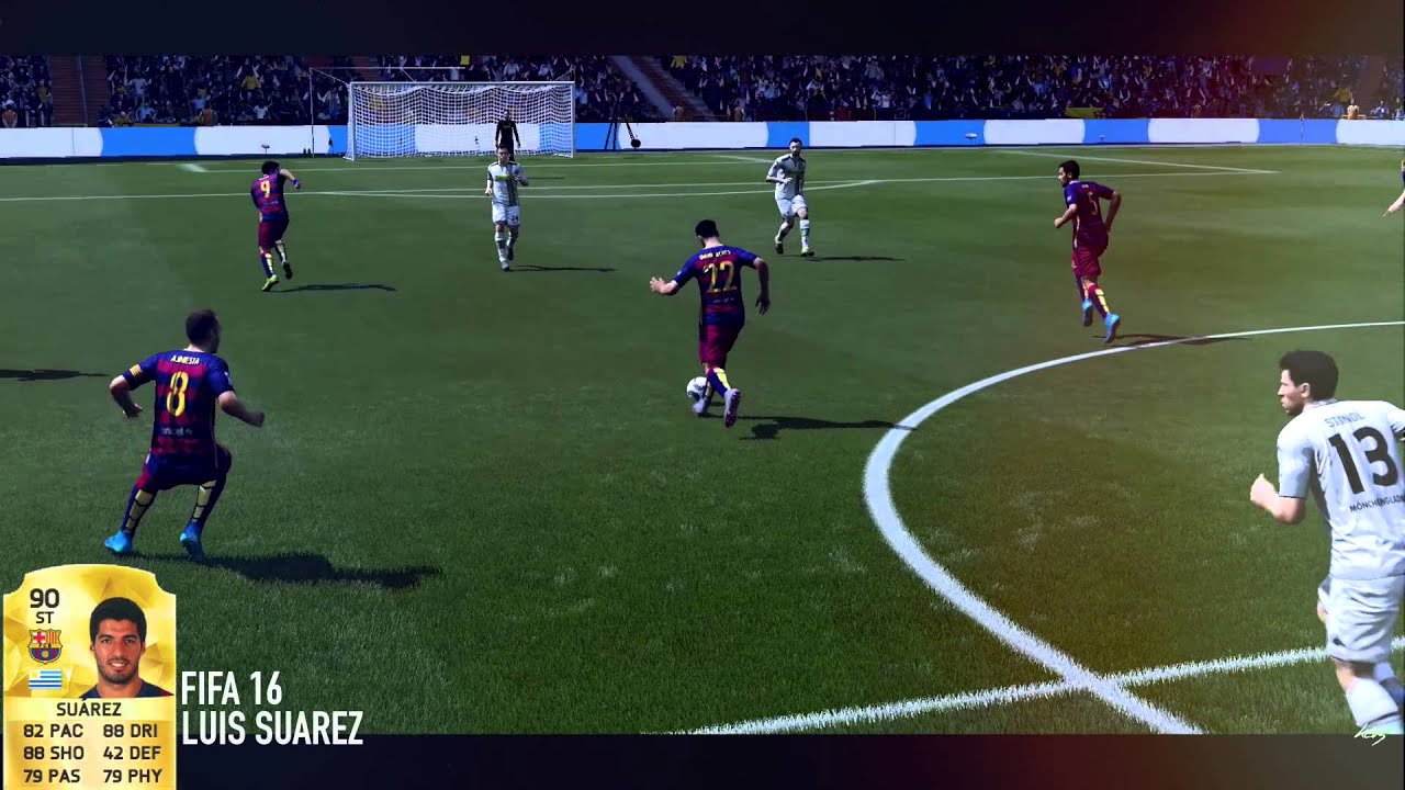 Luis Suarez - FIFA 16 - STATS - YouTube