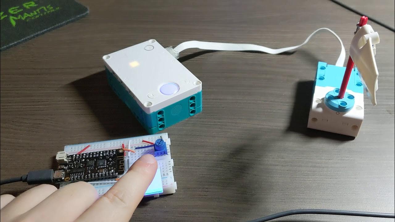 Lego Mindstorm/Spike Prime controlled via ESP32 BLE device - YouTube
