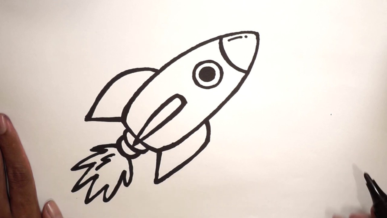 Menggambar Roket | Как рисовать ракету - YouTube