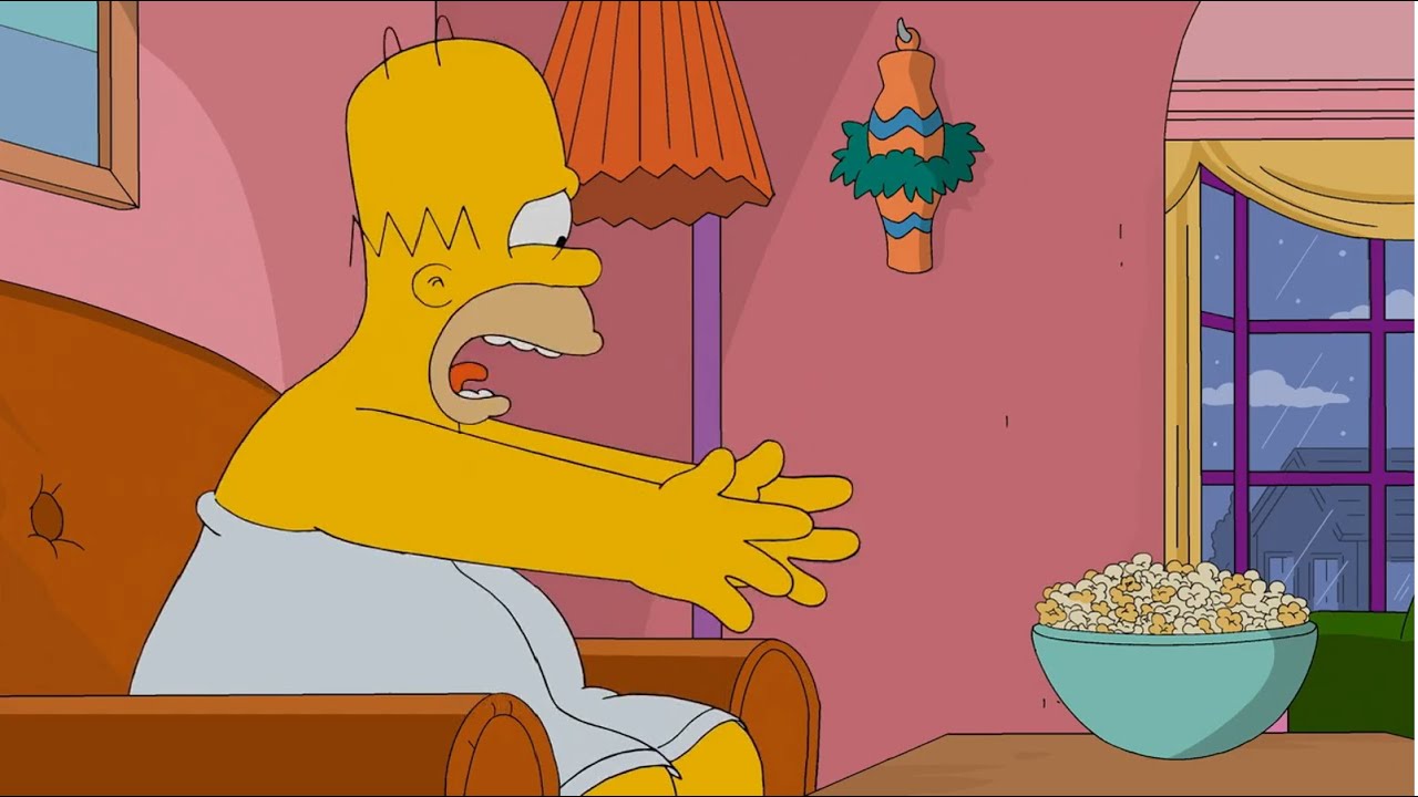 The Simpsons| Best Moments Part 25 (I can't reach the popcorn) - YouTube