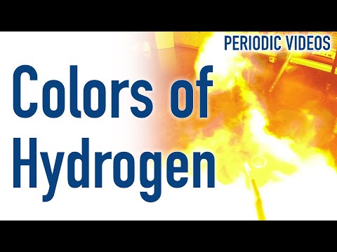 The Colours of Hydrogen - Periodic Table of Videos | Safe Videos for Kids