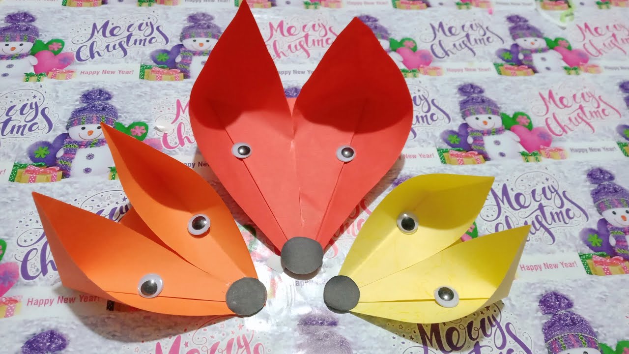 How to Make Paper Fox - YouTube