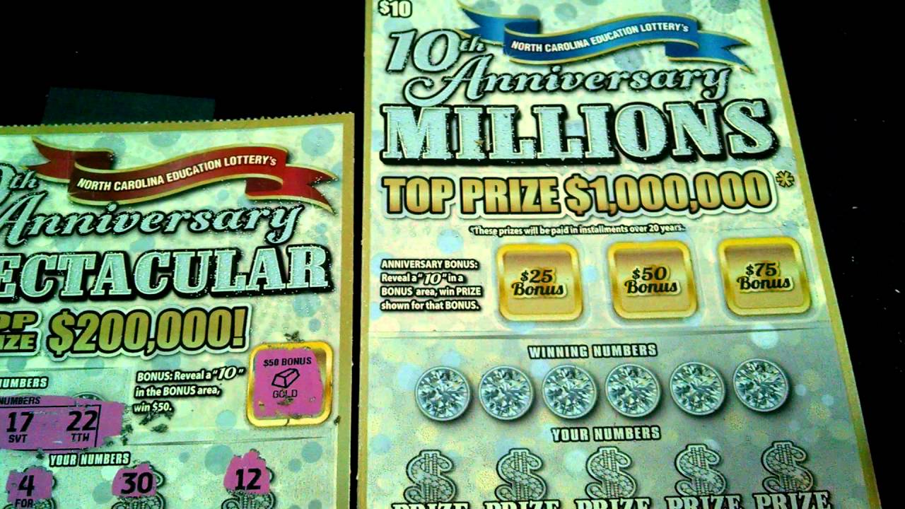 NEW NC Lottery Tickets Scratch Pilot - YouTube
