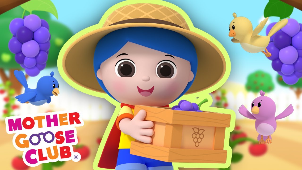 The Planting Song + More | Mother Goose Club Cartoons #NurseryRhymes ...