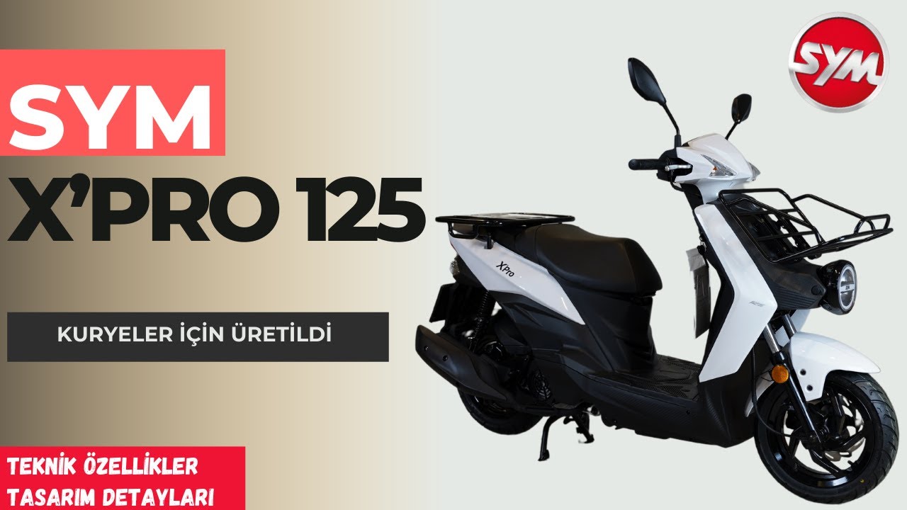 SYM X'PRO 125 I Teknik Özellikler Tasarım Detayları - YouTube