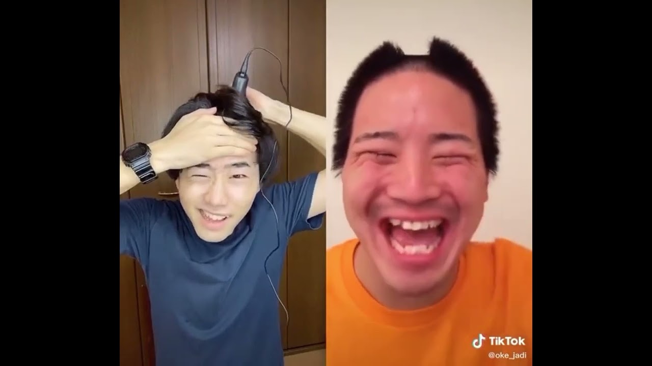 VIRAL - Video Lucu Bikin Ketawa Cukur Kepala Botak Tengah - YouTube