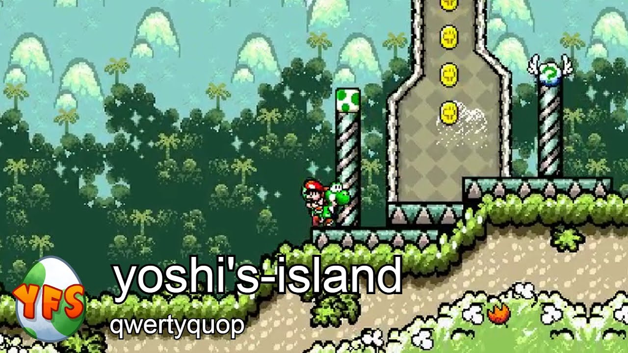 yoshi's-island by qwertyquop (me) | Yoshi's Fabrication Station - YouTube