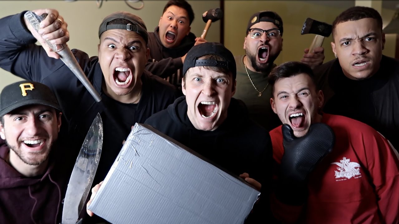UNBREAKABLE BOX CHALLENGE FT. TEAM ALBOE - YouTube