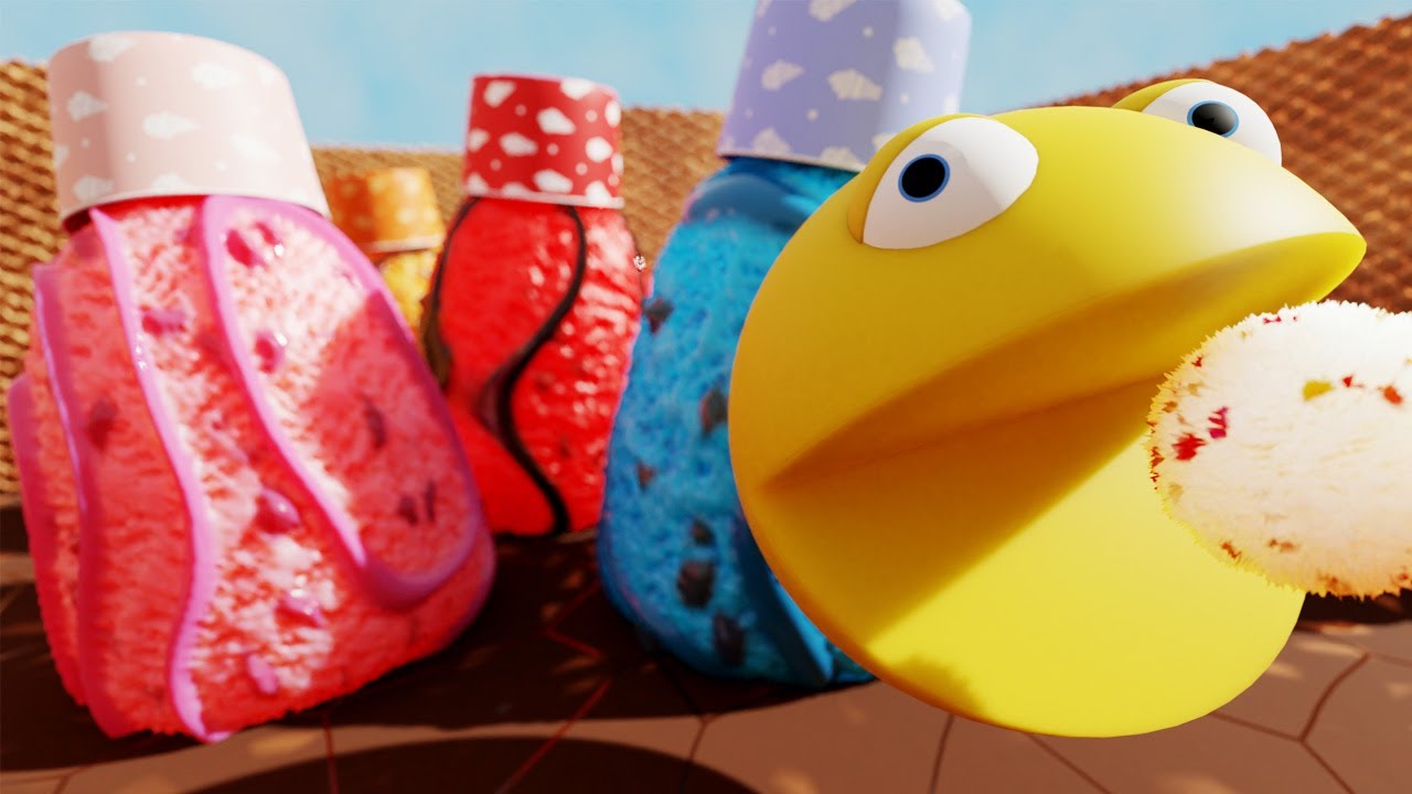 Too Much Ice Cream Pacman! - YouTube
