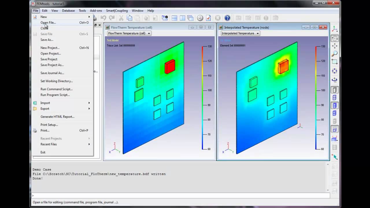 SmartCoupling FloTherm Interface - YouTube