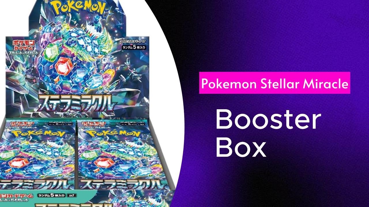 Pokemon Stellar Miracle Booster Box Rip - YouTube