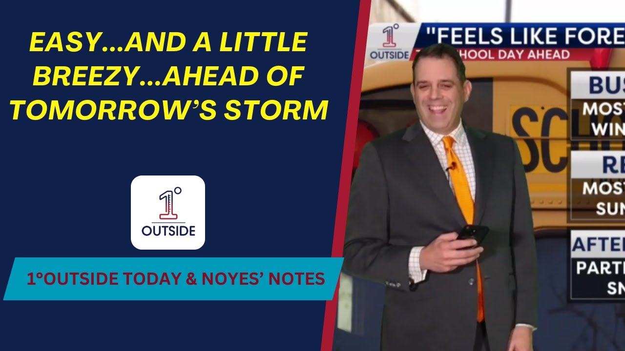 Easy...And a Little Breezy...Ahead of Friday's Storm - YouTube