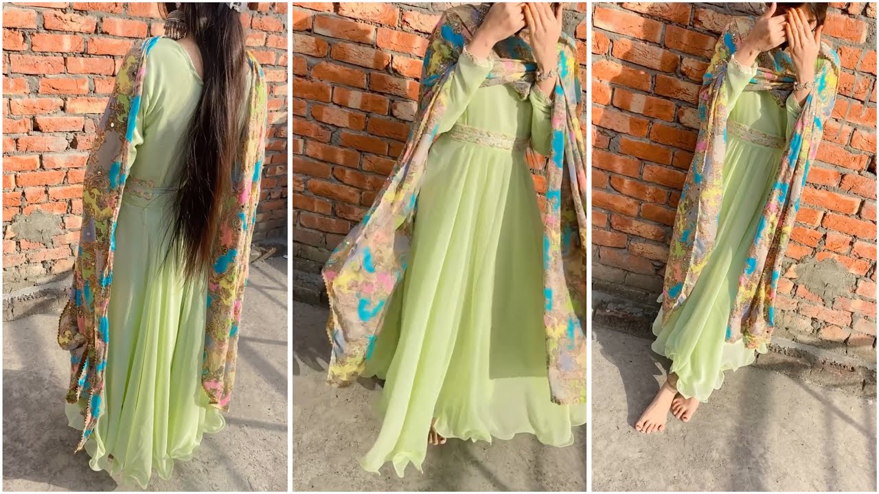 Unique frock design cutting and stitching// afsha noor style ...