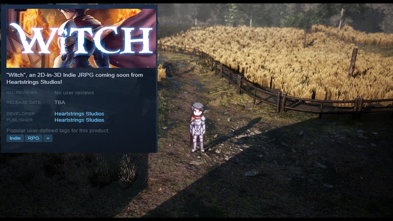 + Witch + PREVIEW / Trailer + The RPG Where 2D Sprites Meet 3D ...