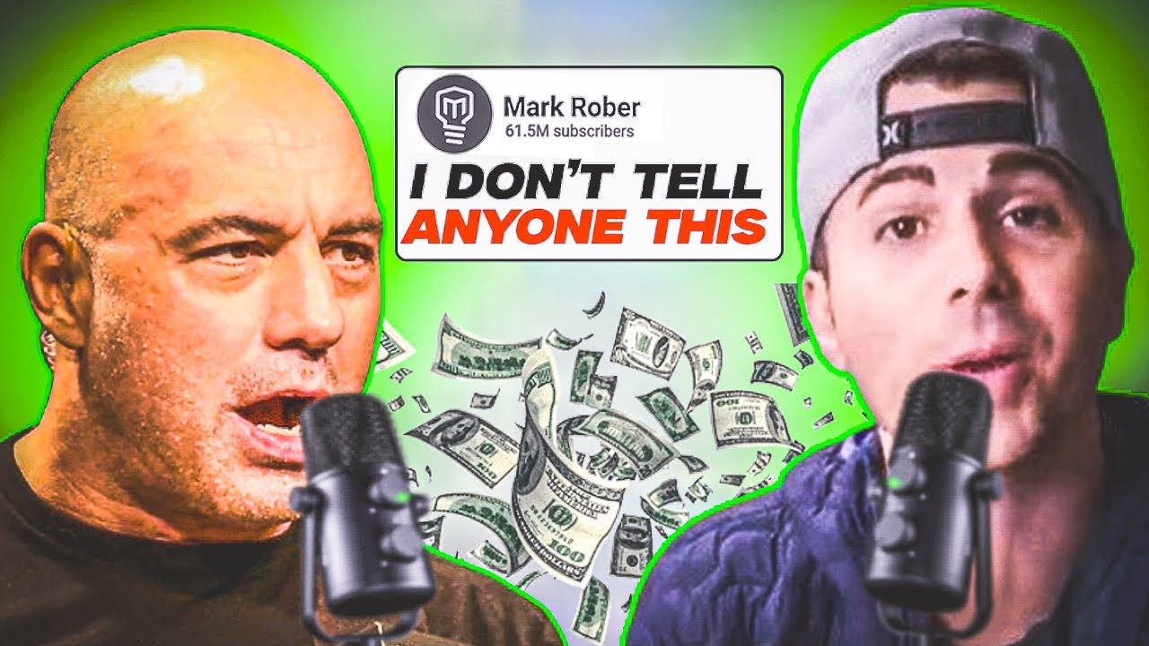Mark Rober vs Joe Rogan podcast || mark rober full story of success ...