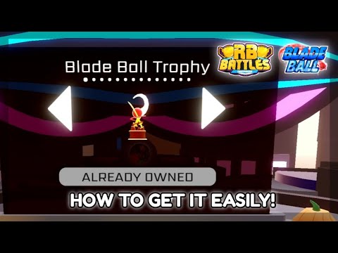 How To Get Blade Ball Trophy Easily In Roblox ( Free UGC Limited ...