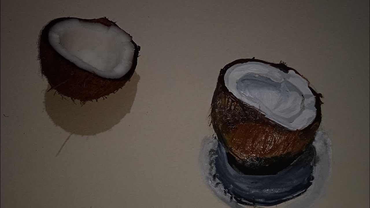 How to draw coconuts #coconut🥥 drawing#coconut - YouTube