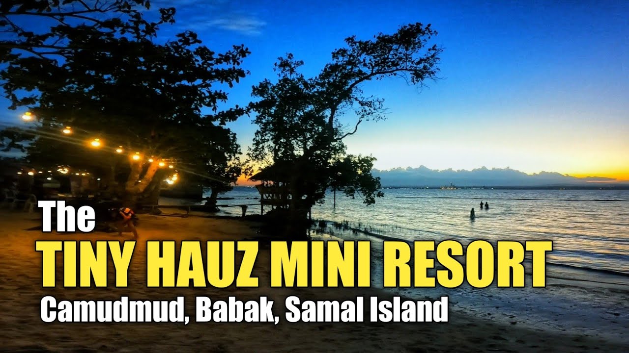 Tiny Hauz Beach Resort in Camudmud, Samal Island. The amazing SUNSET ...