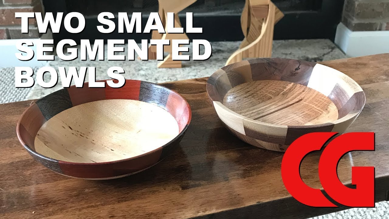 Making Two Small, Segmented Bowls. - YouTube
