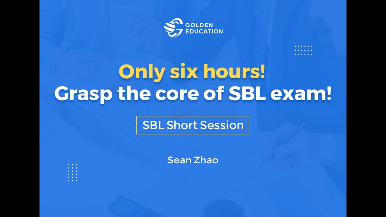 ACCA SBL Short Revision -16 Mock Exam Examples—2 (Only 6 hours grasp ...