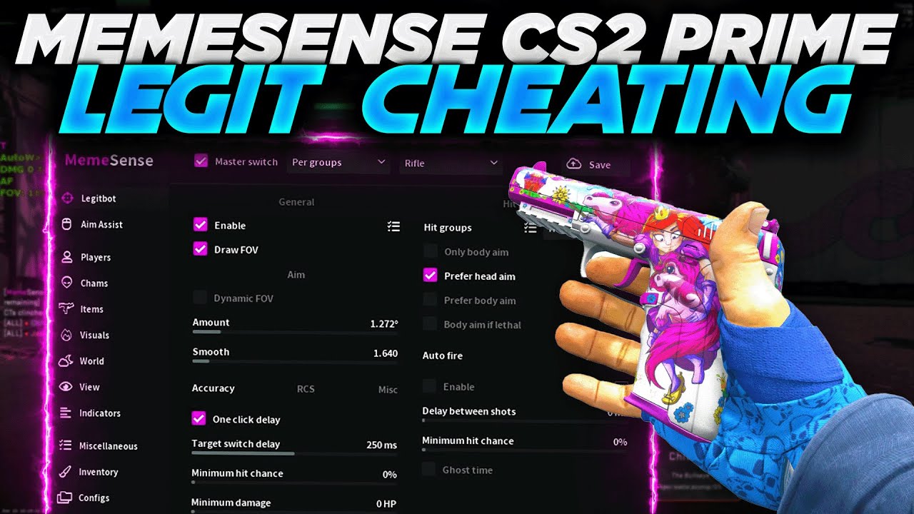 CS2 CHEATING with MEMESENSE (CS2 Legit Cheating) - YouTube
