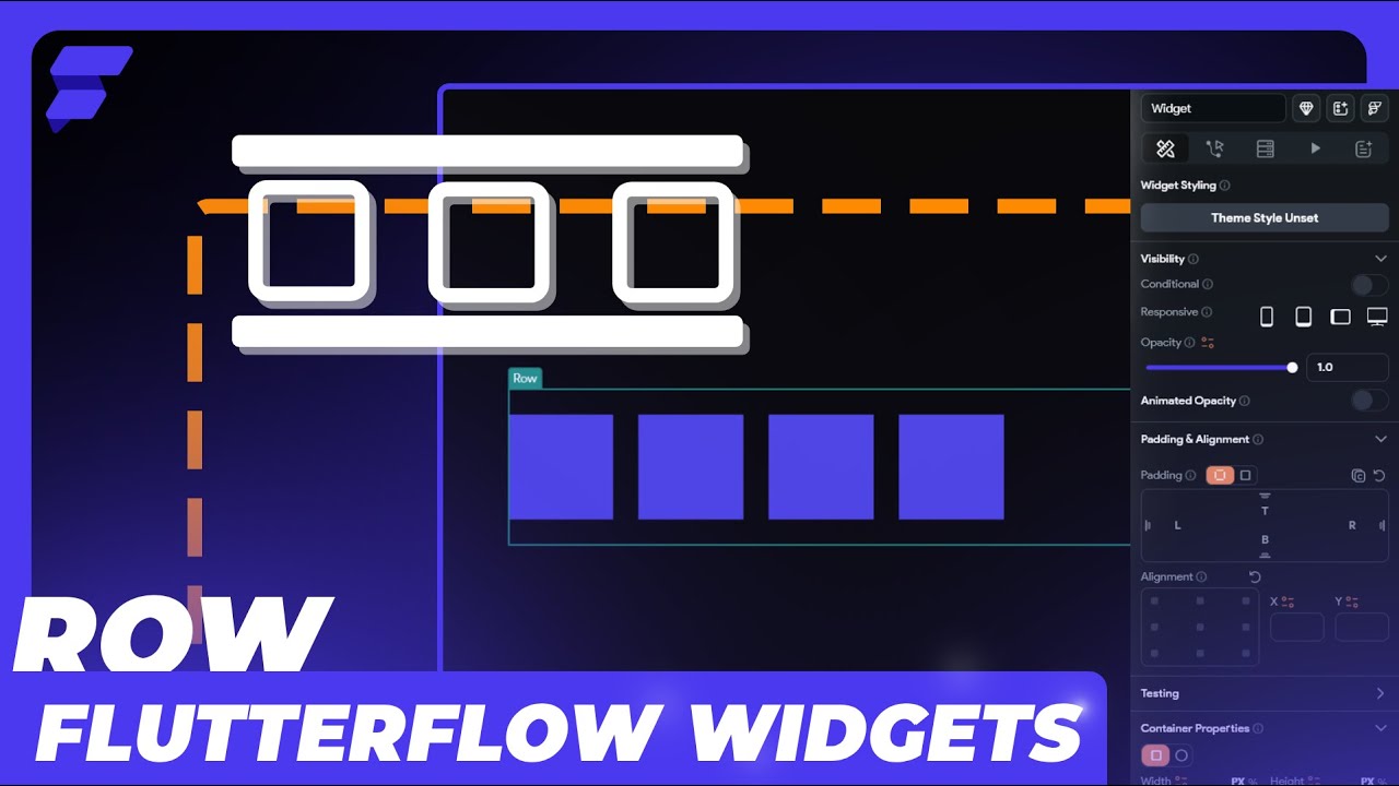 Row - Widgets Flutterflow - YouTube