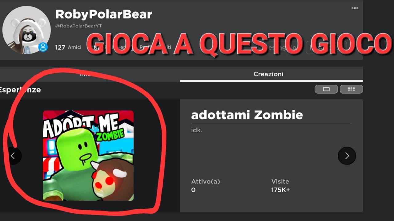GIOCO AI GIOCHI DI @Roby_ SU ROBLOX - YouTube