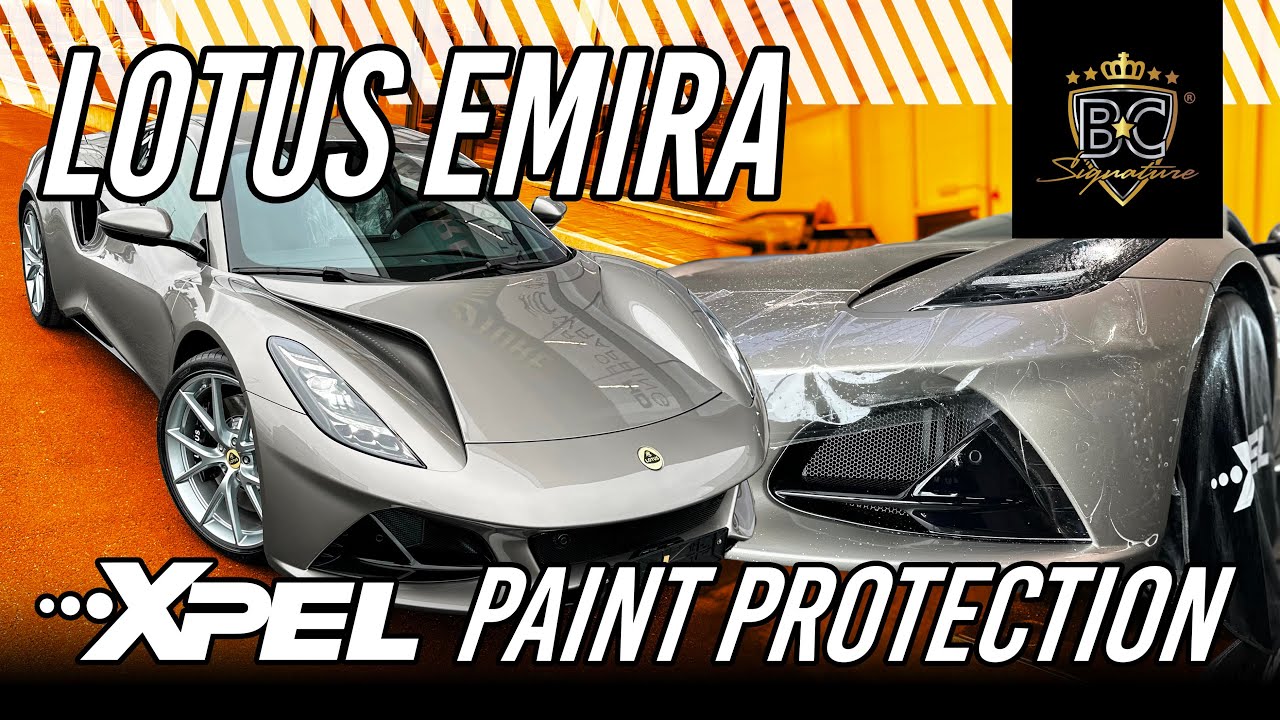 De nieuwe Lotus Emira voorzien van een volledige Xpel Ultimate Plus ...
