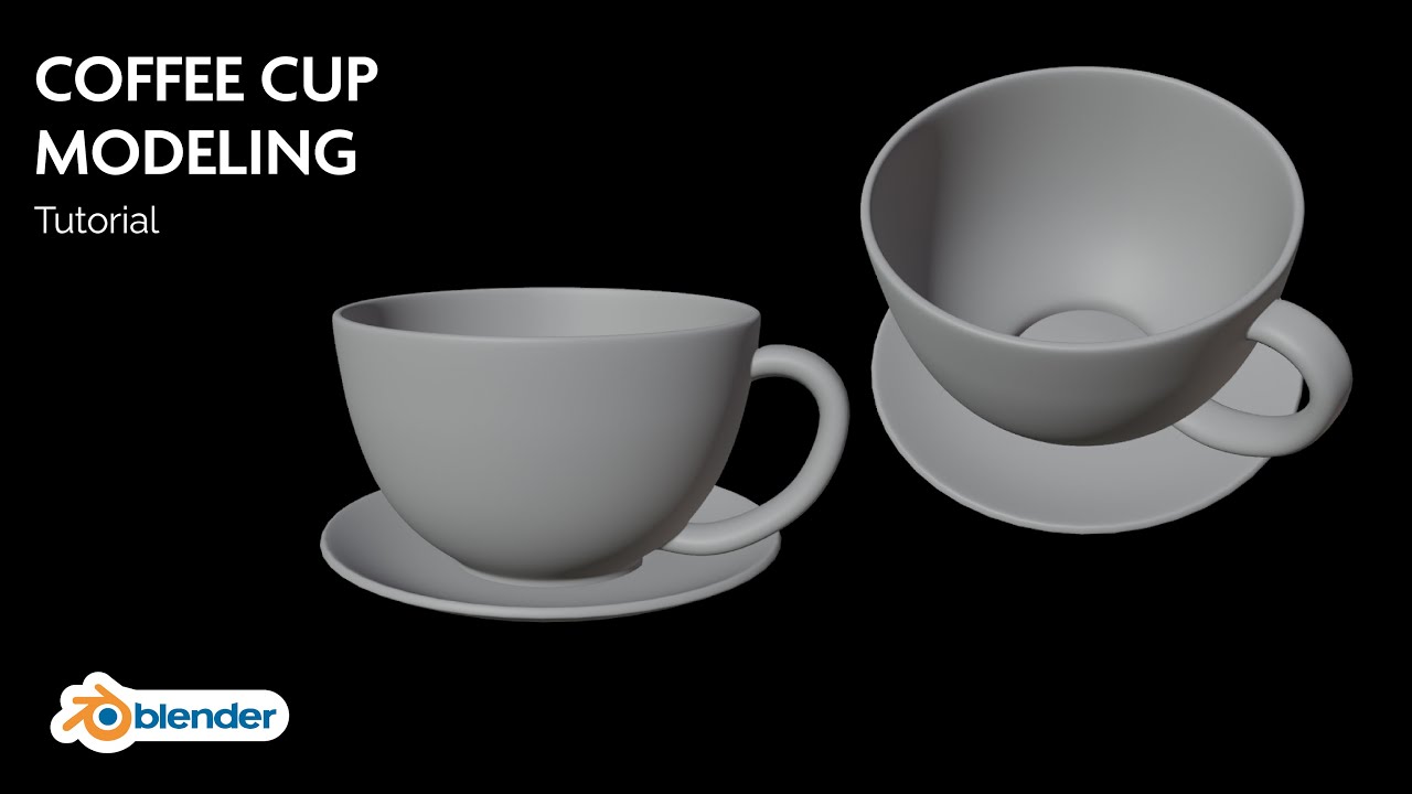 How to Model a Coffee Cup in Blender | Step-by-Step Tutorial (Part 1 ...