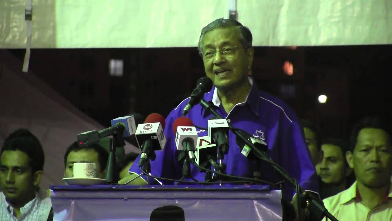 PRU13 Tun Mahathir tibai NiK aziz, Husam ,Anwar Ibrahim Pertahankan ...